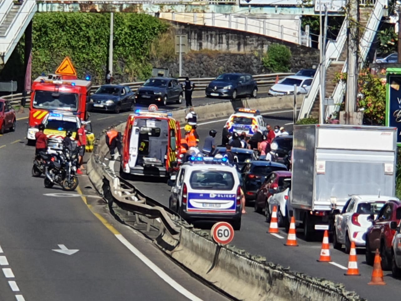 Un motard gravement blessé dans un accident sur la Rocade